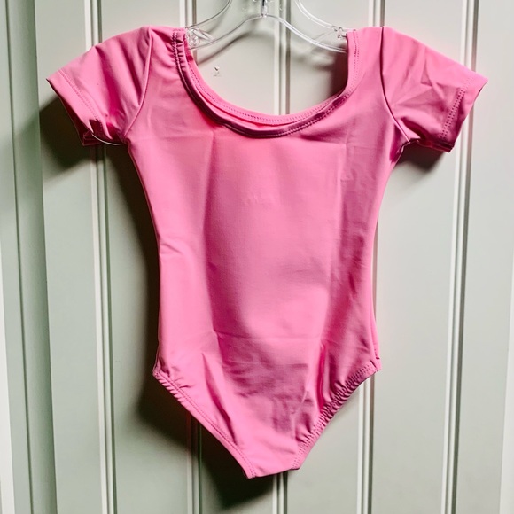Costumes | New Short Sleeved Leotard For Dance Class Kids Ballet Leo ...